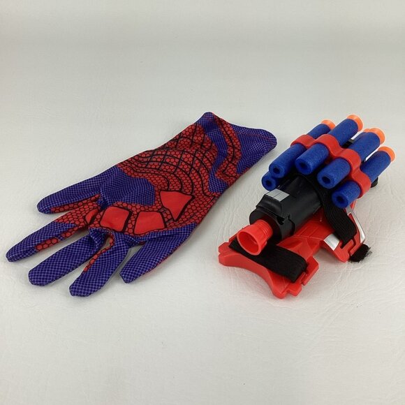 Unbranded | Toys | Spiderman Hero Fx Glove Soft Dart Launcher Wrist Toy ...